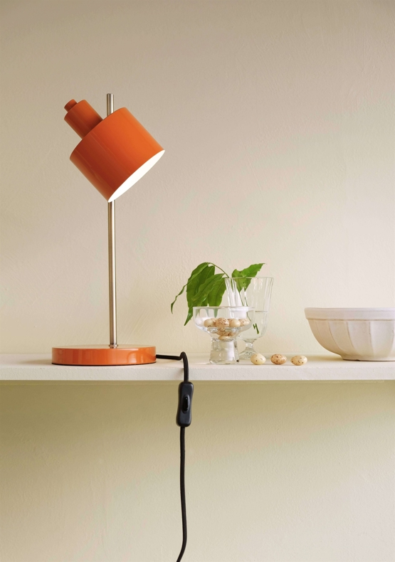 Dyberg Larsen Ocean bordlampe, orange | Lamper.dk