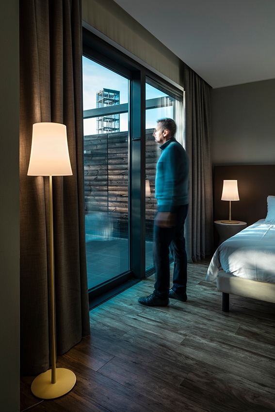 Foscarini Birdie Easy Lettura, blå | Lamper.dk