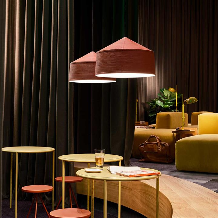 Marset Zenc pendel, rød | Køb Her | Lamper.dk